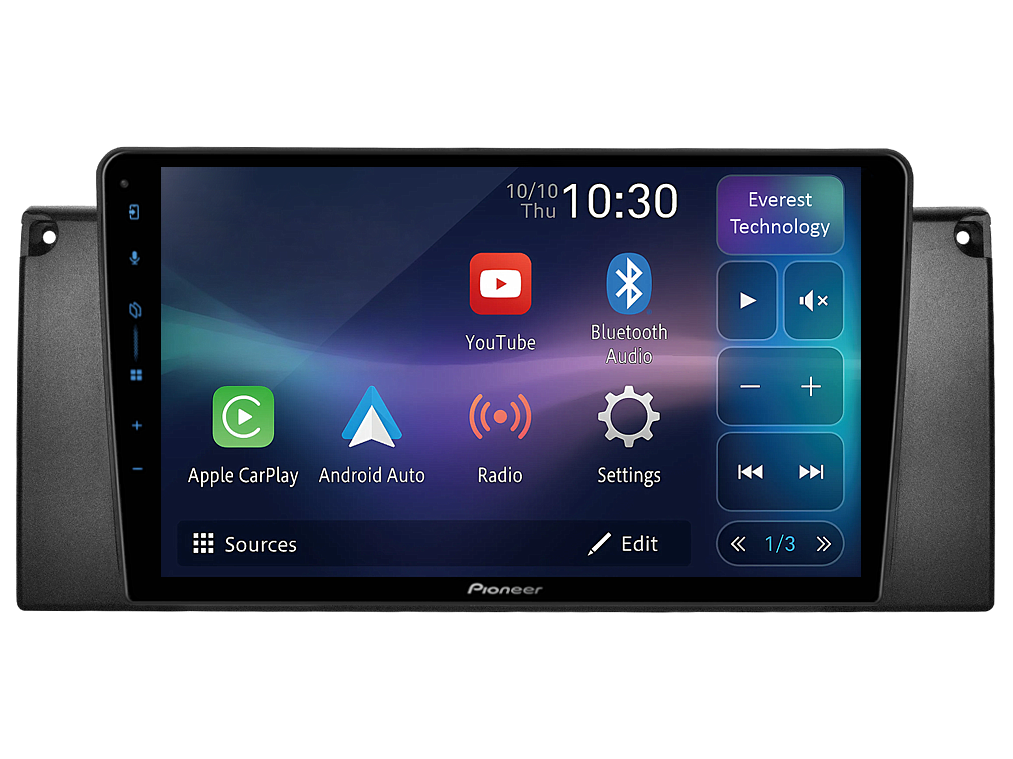 Pioneer 2DIN autorádio SPH-PF97BT, BMW E39 / X5 E53 SPH-PF97BT/CC034 ...