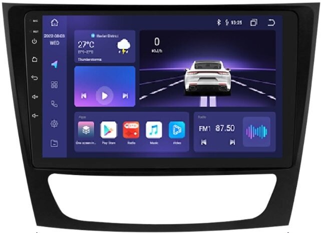 HIZPO KXBZW21191 Autorádio 9 Android 13 pro Mercedes-Benz E W211, G ...