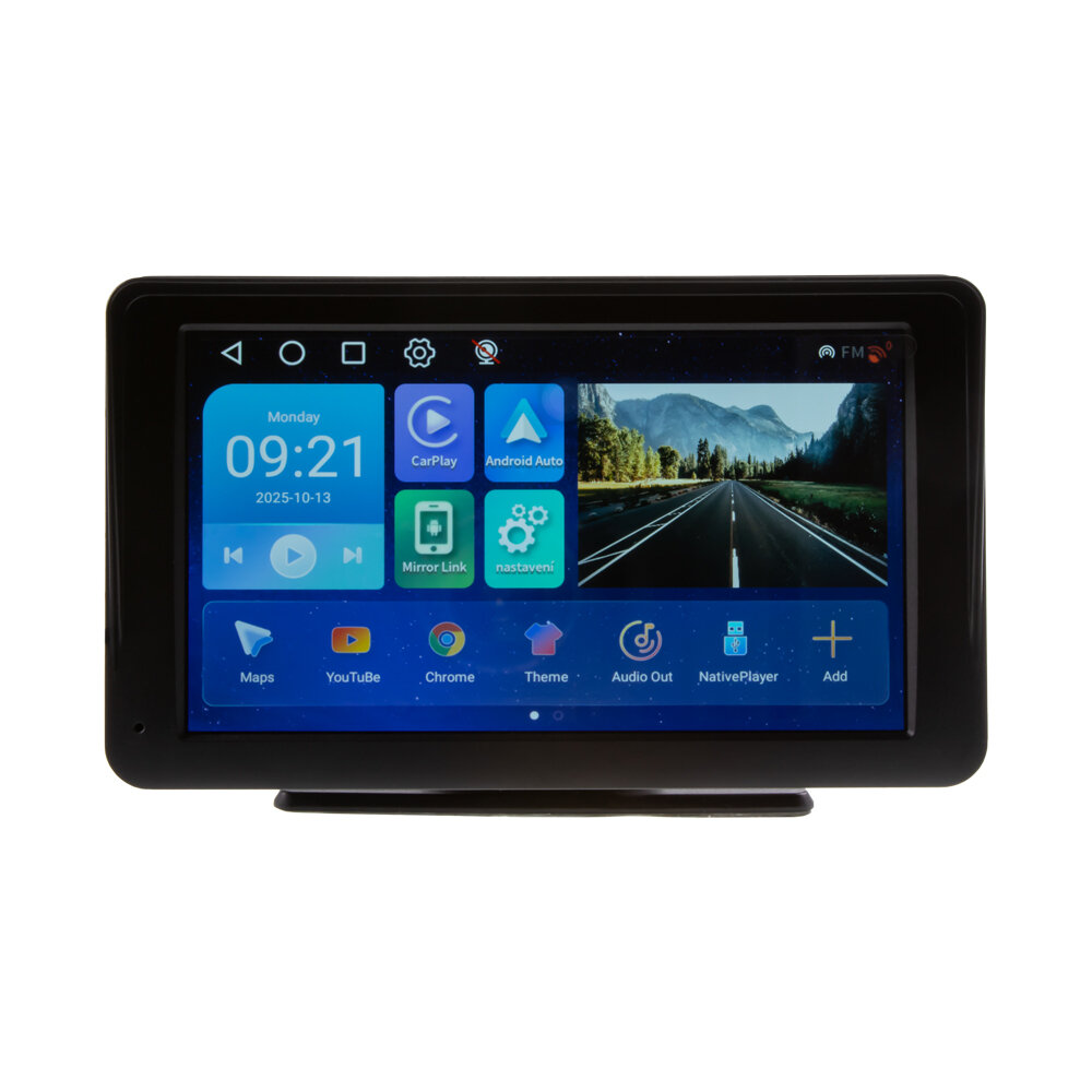 Monitor 7 s OS Android Apple CarPlay, Android auto, Bluetooth, micro SD ...
