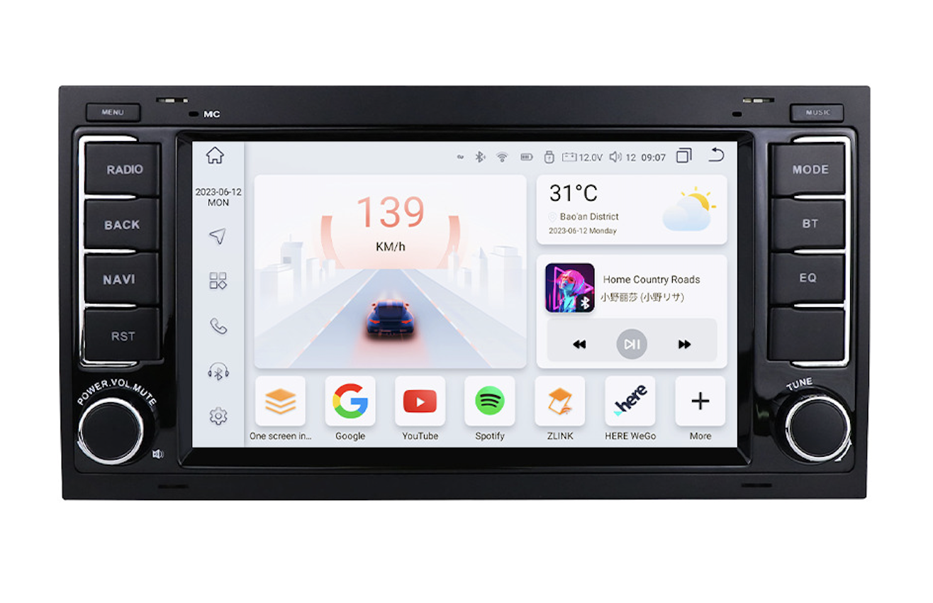 HIZPO VWTOR7001 Autorádio 7“ Android 13 pro Volkswagen Touareg ...