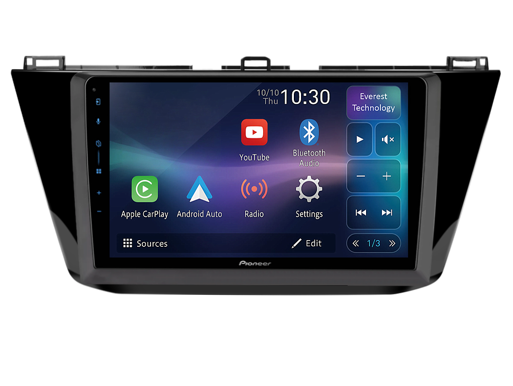 Pioneer 2DIN autorádio SPH-PF97BT, Volkswagen Tiguan II SPH-PF97BT ...