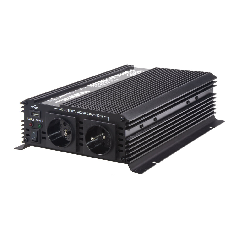 Měnič napětí z 24/230V + USB, 1600W 351624 | Levné Alarmy.cz