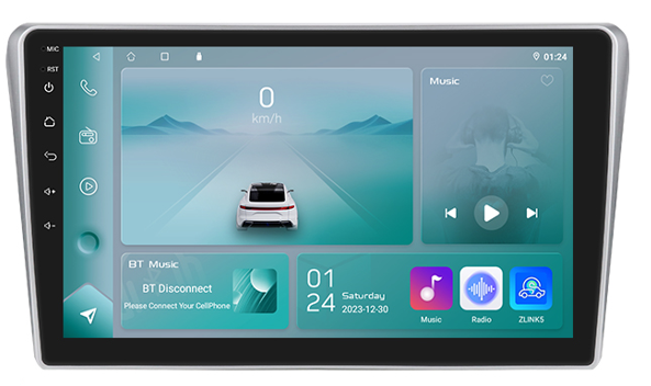 HIZPO KXAVS9001 Autorádio 9 Android 13 pro Toyota Avensis T25 Model ...