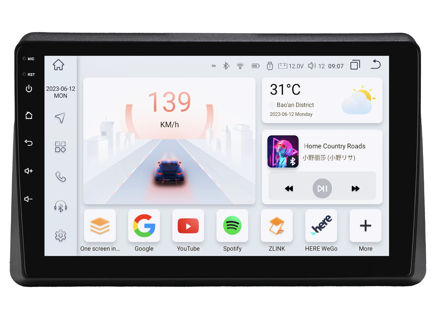 HIZPO KXRNMST104 Autorádio 10,1“ Android 13 pro Renault Master Model ...