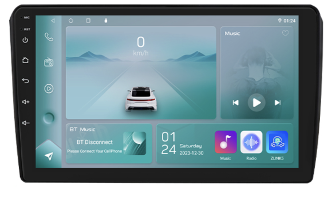 HIZPO Autorádio 10,1 Android 13 - Wi-Fi, Bluetooth, CarPlay Model ...